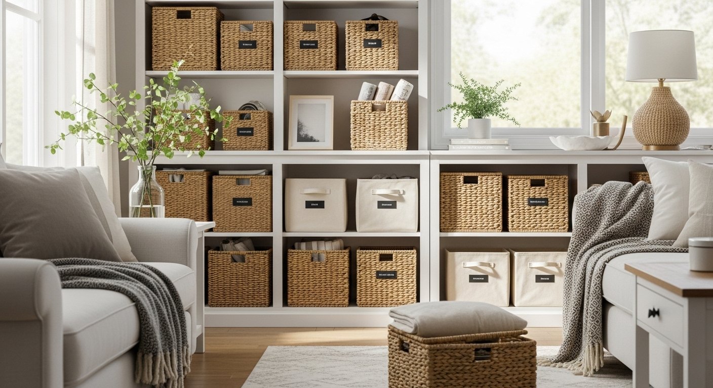 12 Practical DIY Storage Bin Ideas That Look Stylish - Craftedbuddy